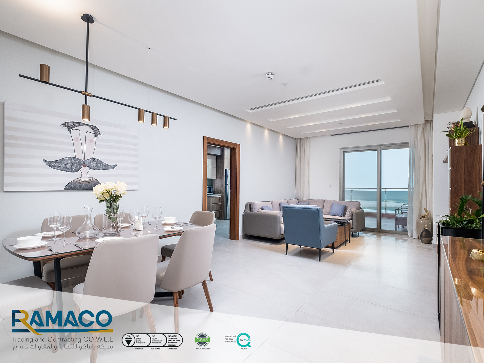 RAMACO Trading and Contracting Co. W.L.L - LUXURIOUS 2BR+1 FF Flat in Y ...